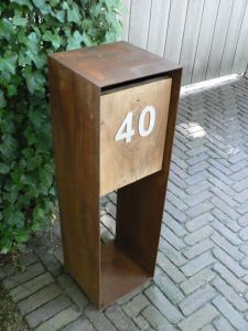 California Corten Letterbox – braydesignnz
