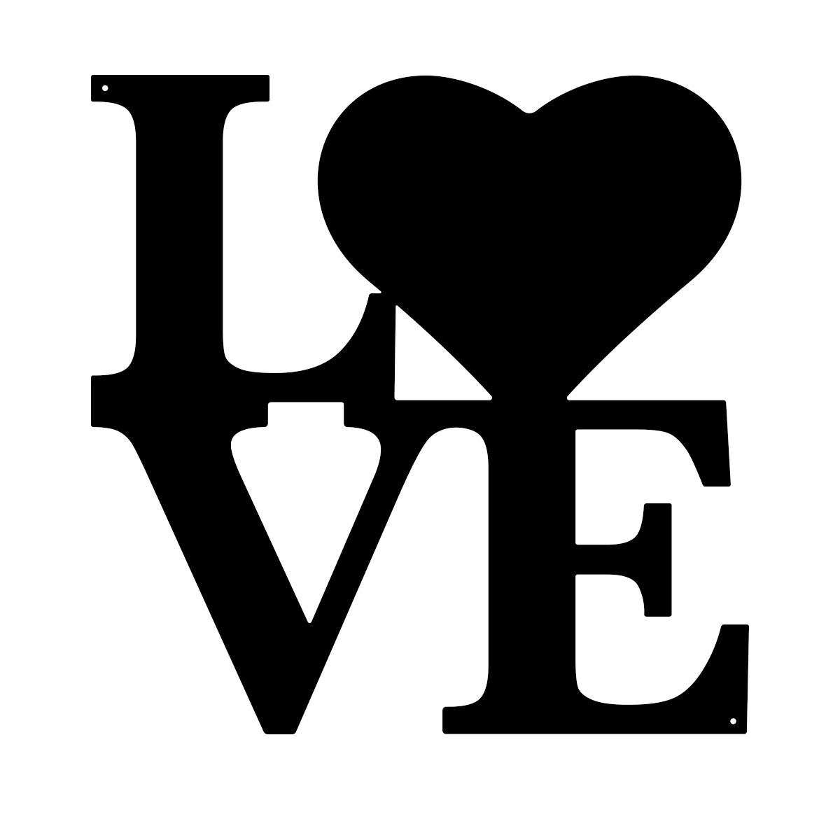 LOVE Personalised Monogram – braydesignnz