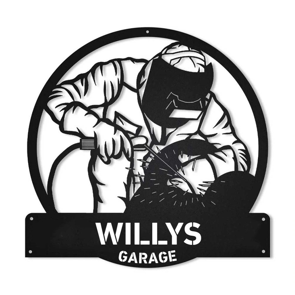 Welding Garage Personalised Monogram – braydesignnz